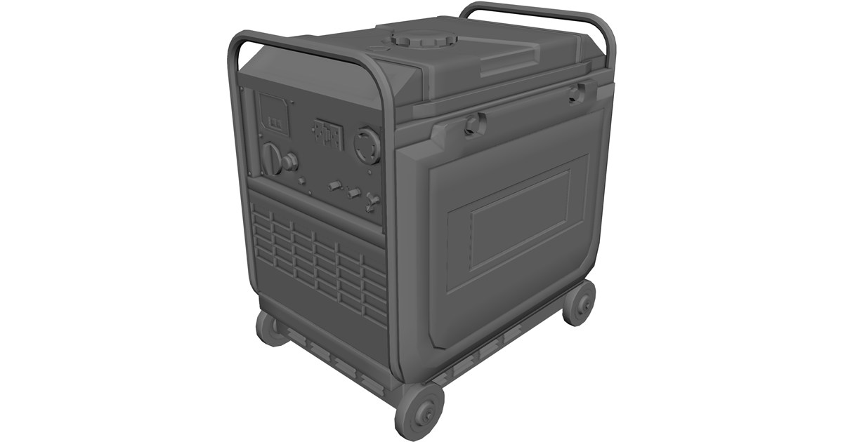 Portable Generator 3D Model - 3D CAD Browser