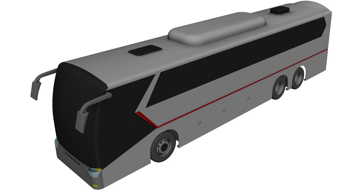 King Long Bus CAD Model - 3D CAD Browser