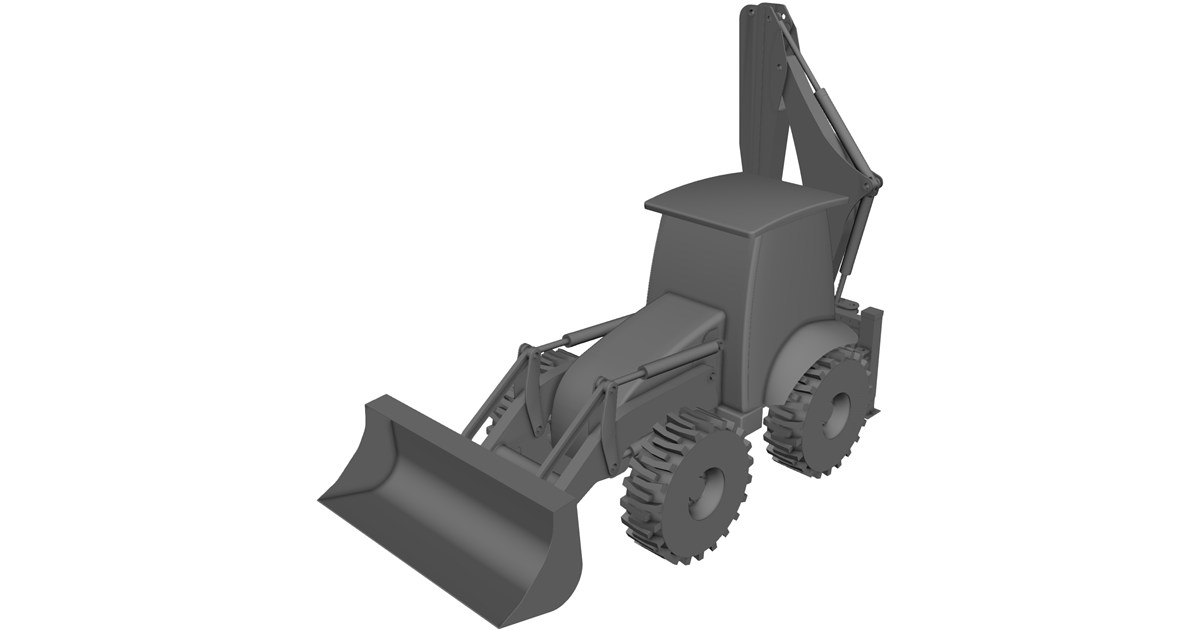 Excavator CAD Model - 3D CAD Browser