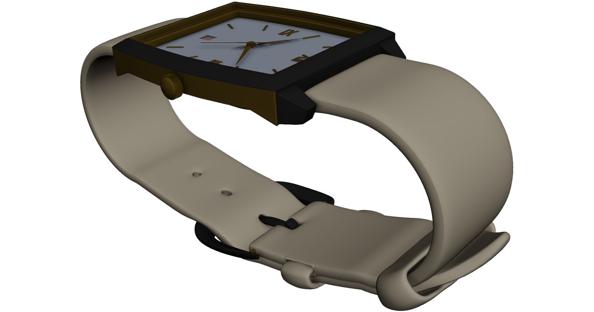 Wrist Watch 3D Model - 3D CAD Browser