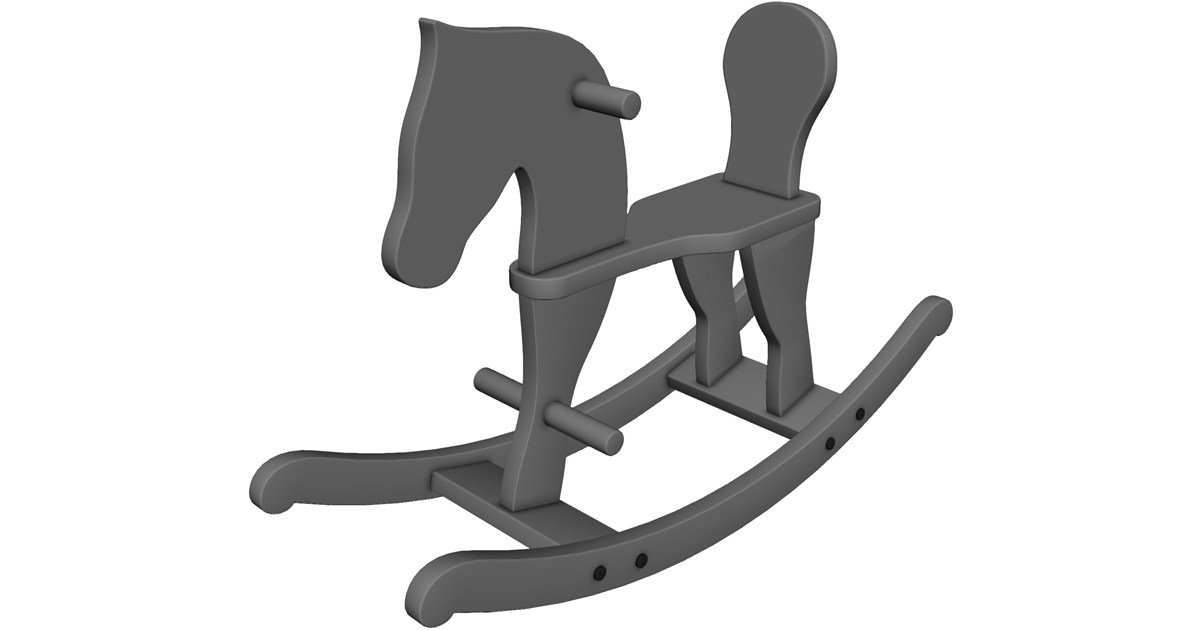 Toy Baby Pony 3D Model - 3D CAD Browser