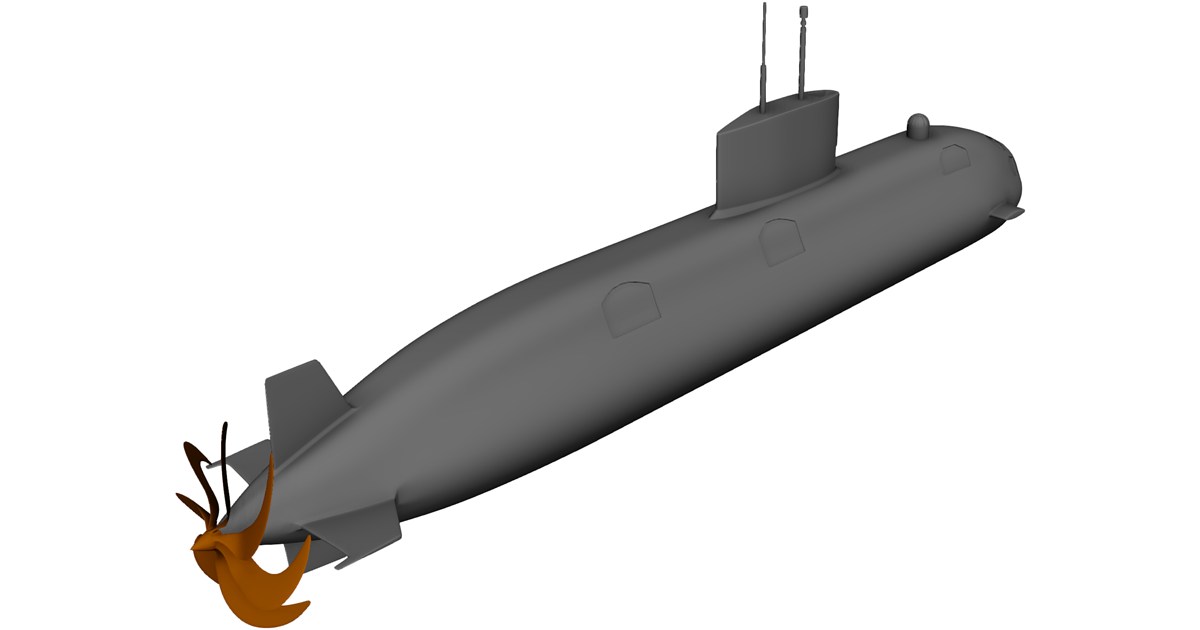 Victoria Class UK Submarine 3D Model - 3D CAD Browser