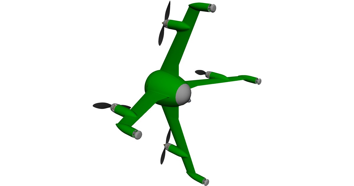 Quadcopter CAD Model - 3D CAD Browser