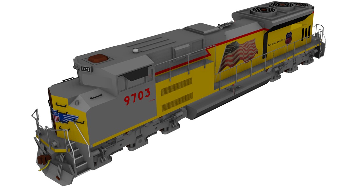 Union Pacific 3D Model - 3D CAD Browser