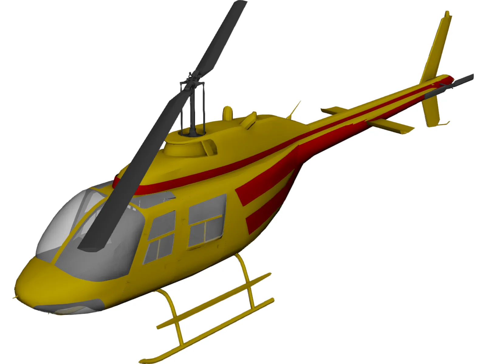 Bell 206 B 3D Model 3DCADBrowser Bell 206 B 3D Model 3DCADBrowser