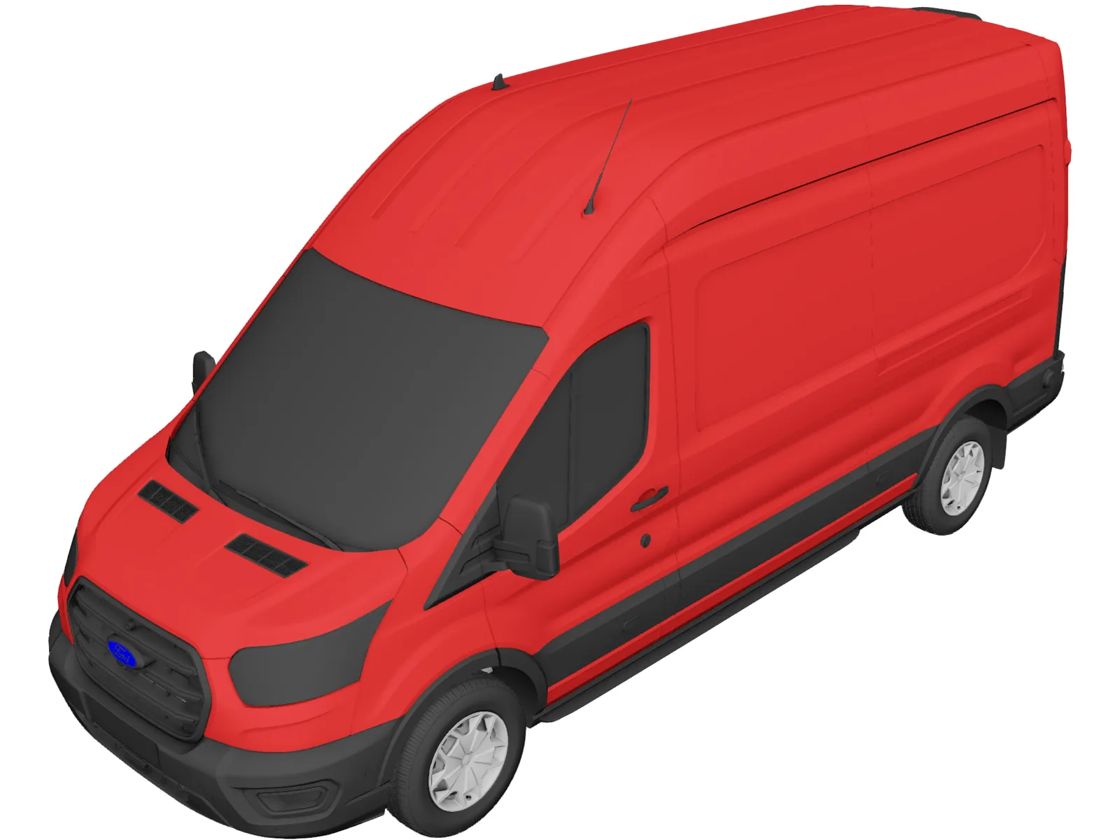 Ford Transit 3D Model 2021 3DCADBrowser