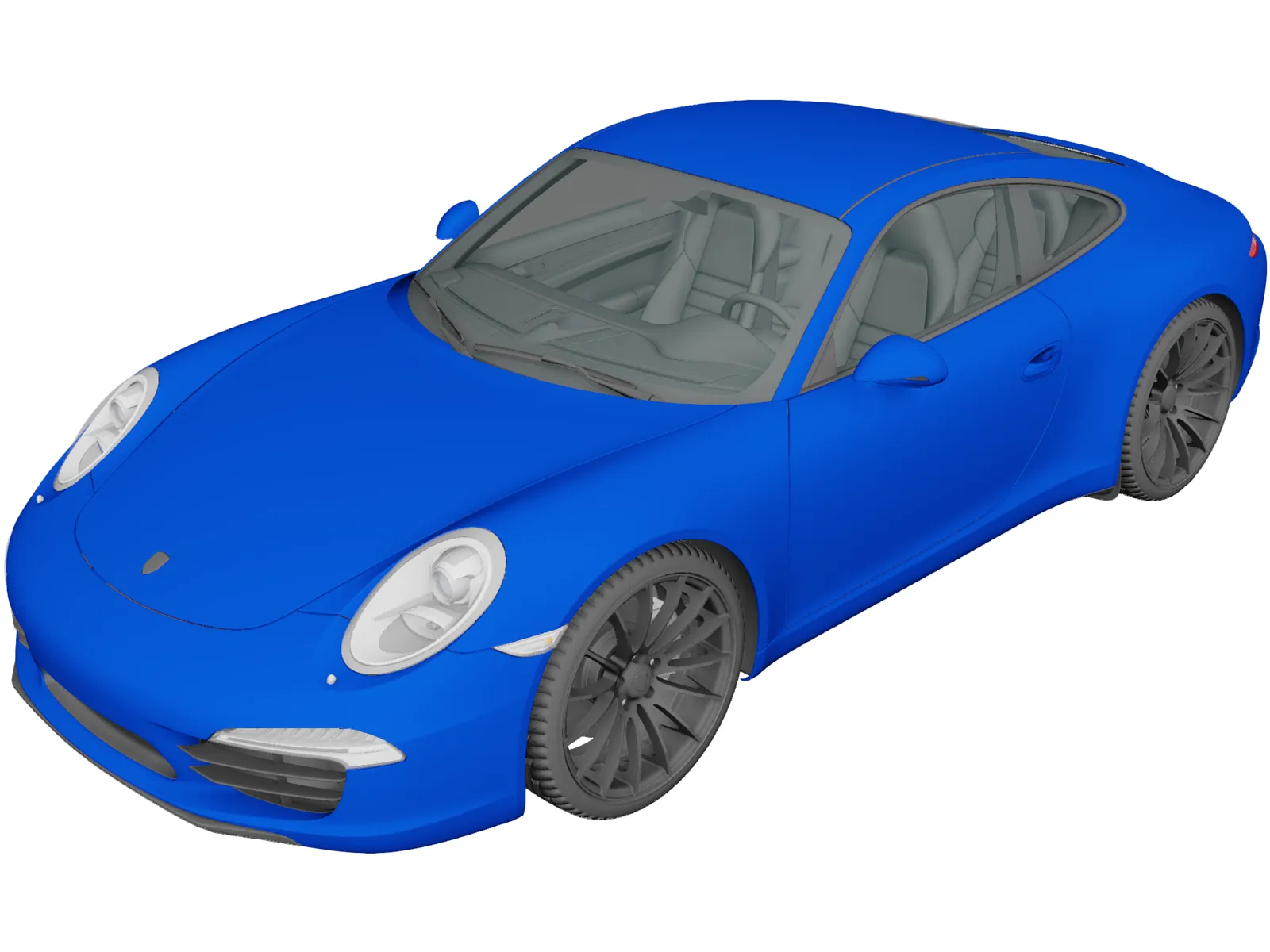 Porsche 911 Carrera 3D Model (2017) - 3DCADBrowser