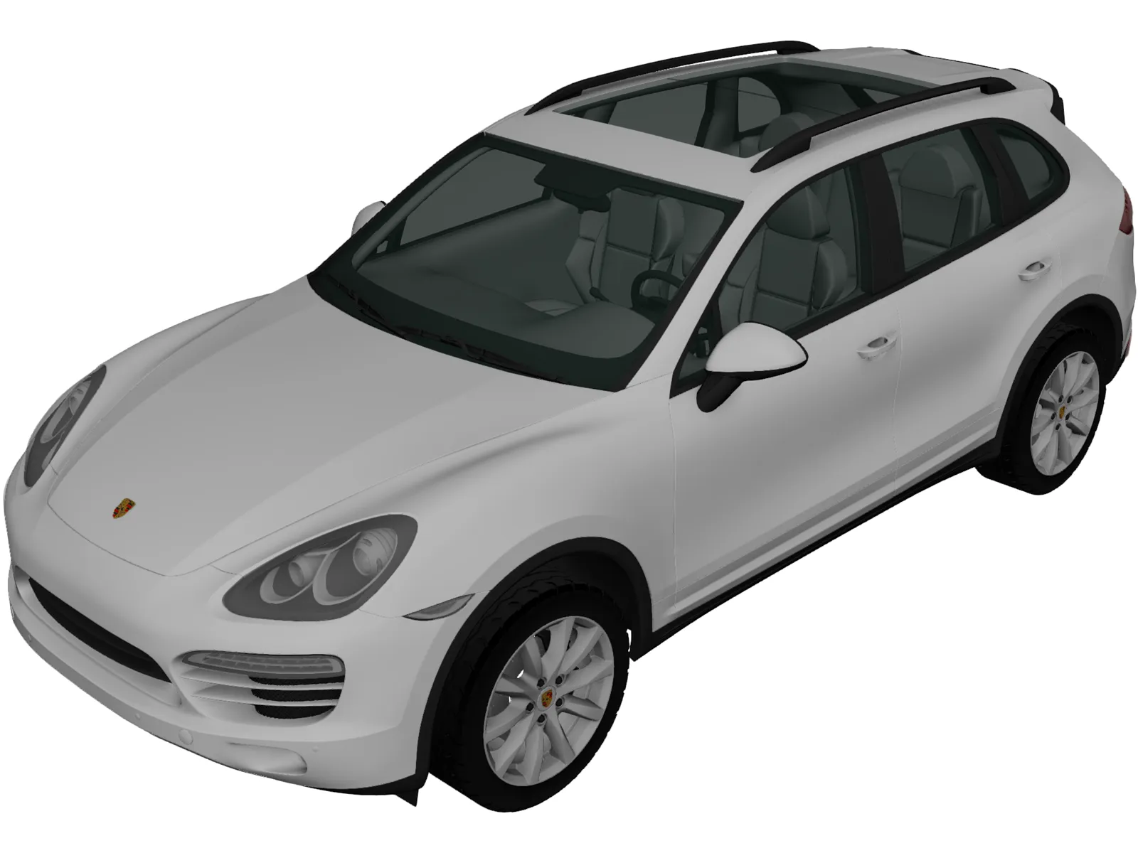 Porsche Cayenne S Hybrid 3D Model (2010) by Mark Johnson - 3DCADBrowser