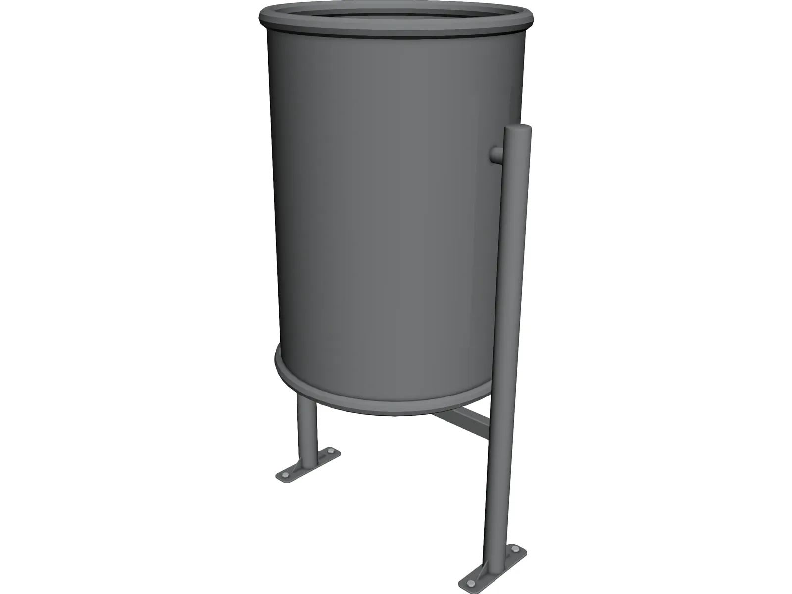 Urban Trash Bin 3D Model 3DCADBrowser Urban Trash Bin 3D Model 3DCADBrowser